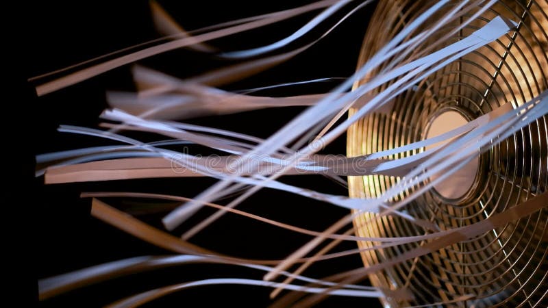 The Rotation of the Fan Blades. Stock Video - Video of ventilator ...