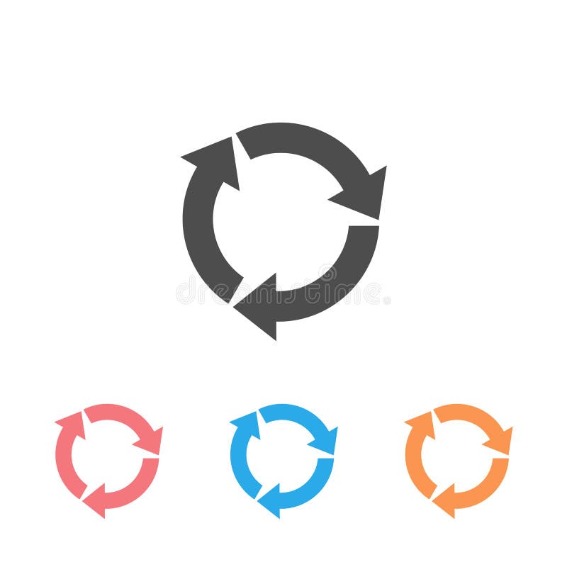 Rotation Icon Vector. Rotation or Reload Symbol Stock Vector ...