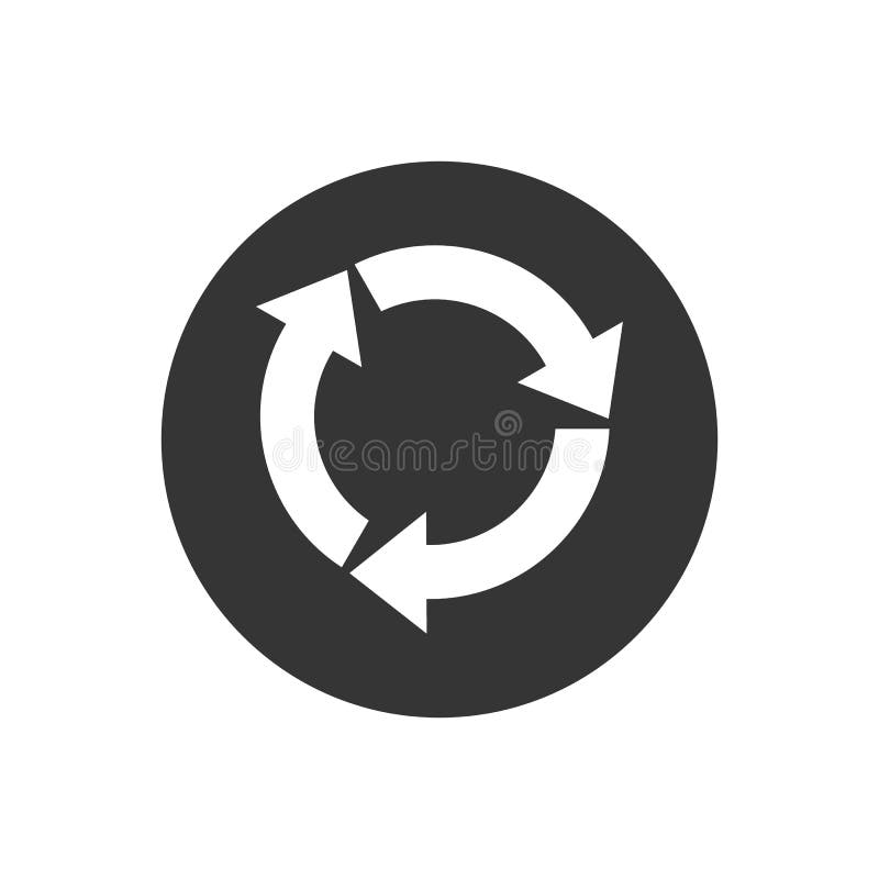 Rotation Icon .Rotation or Reload Symbol Icon Stock Vector ...