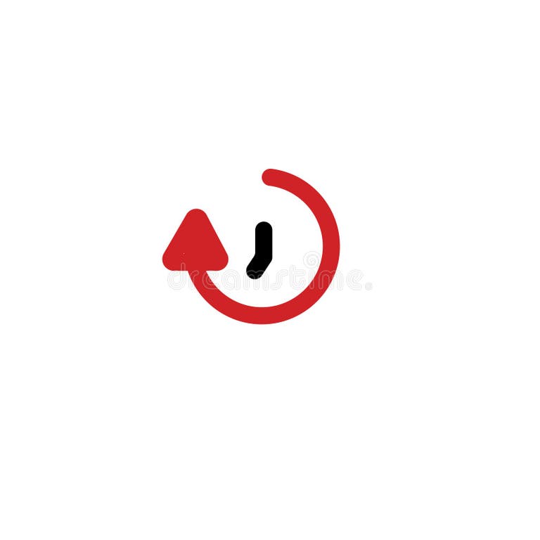 Rotation Loop Button Internet Communication Icon Design Stock ...