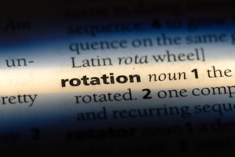 Rotation stock image. Image of idea, definition, printed - 126615853