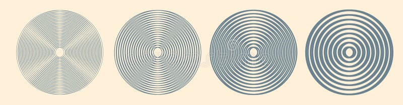 Rotation Turning Line Stroke Circle Disk Effect Icon Vector Graphic ...