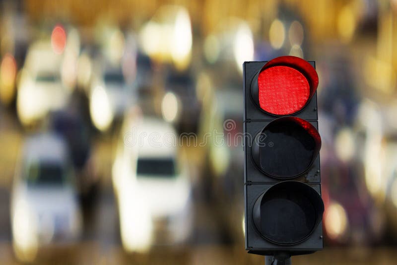 Rote Ampel stockbild. Bild von baumuster, auto, mode - 114676135