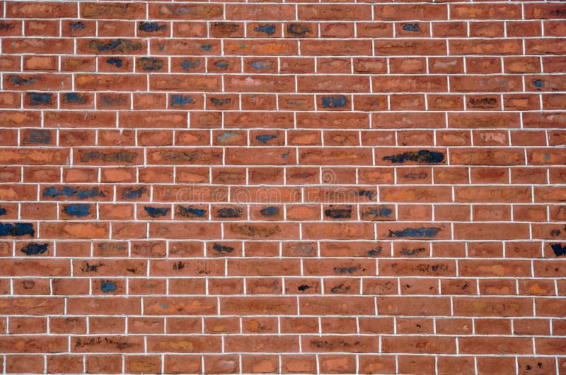 Rote Backsteinmauer stockfoto. Bild von stapel, auslegung - 13171938