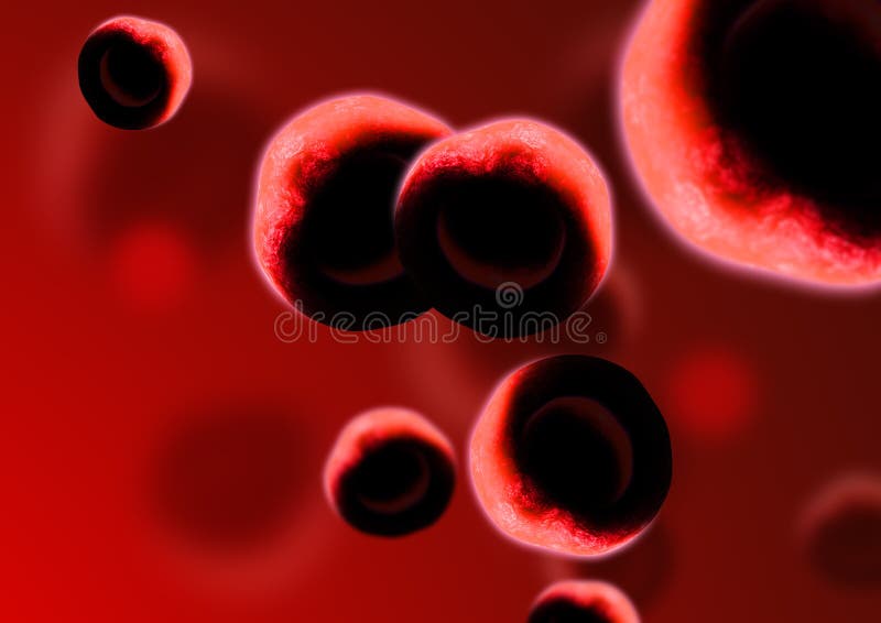 Rote Blutzellen stock abbildung. Illustration von organismus - 4168839