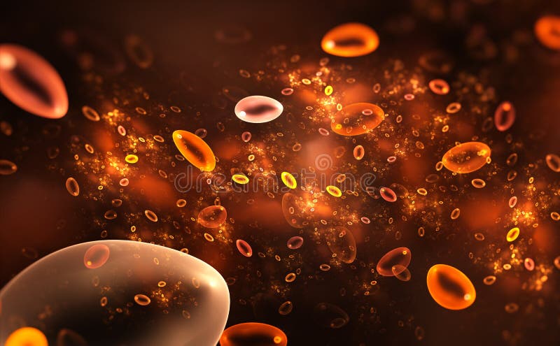 Rote Blutzellen stock abbildung. Illustration von mikrobiologie - 57062920