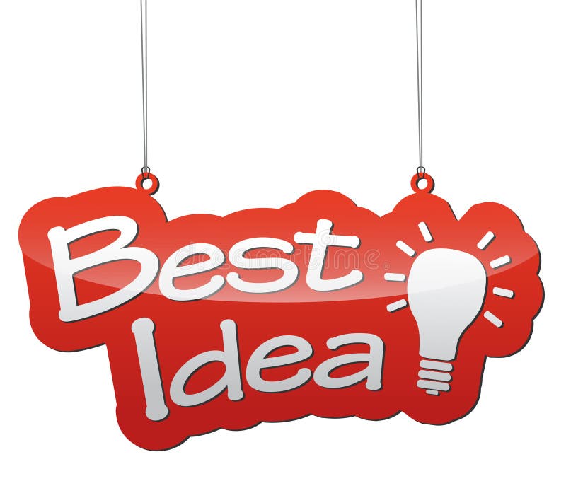 Rote Illustration - Beste Idee Des Hintergrundtags Vektor Abbildung ...