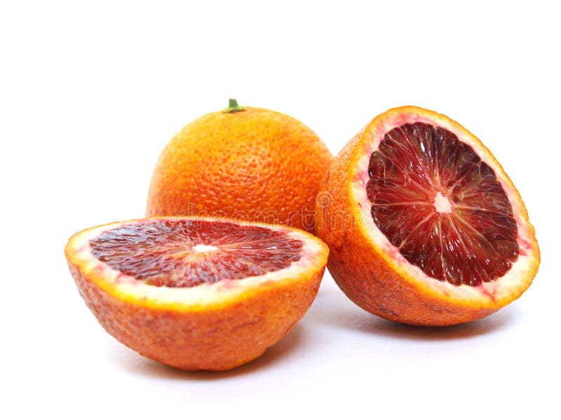 Rote Orange stockfoto. Bild von orange, hälften, saftig - 14632902