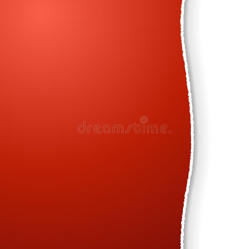 Rote Seite Mit Heftigem Rand Vektor Abbildung - Illustration von ...