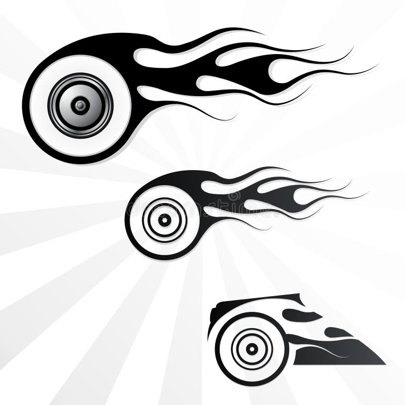 Rotella del fuoco illustrazione vettoriale. Illustrazione di simbolo ...