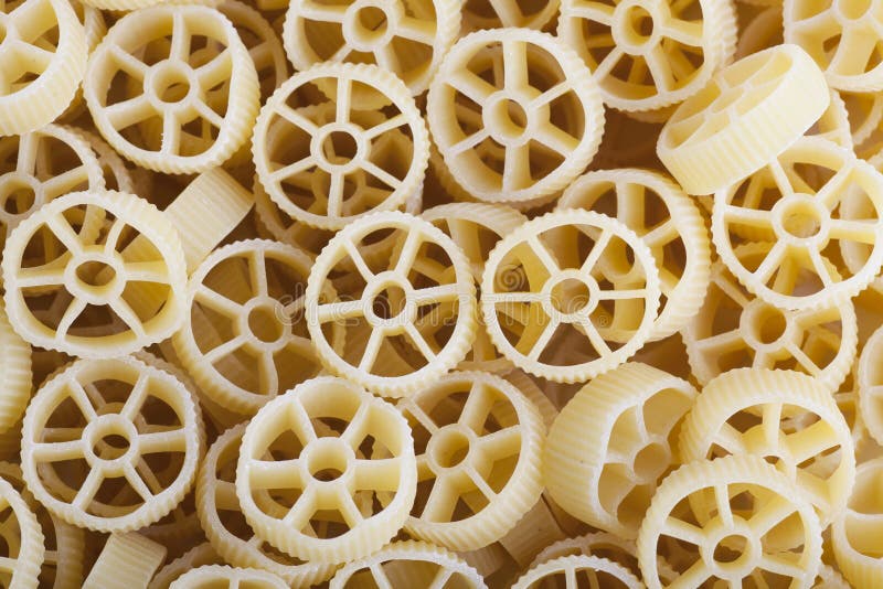 Rotelle pasta stock image. Image of healthy, wheel, shells - 10519827