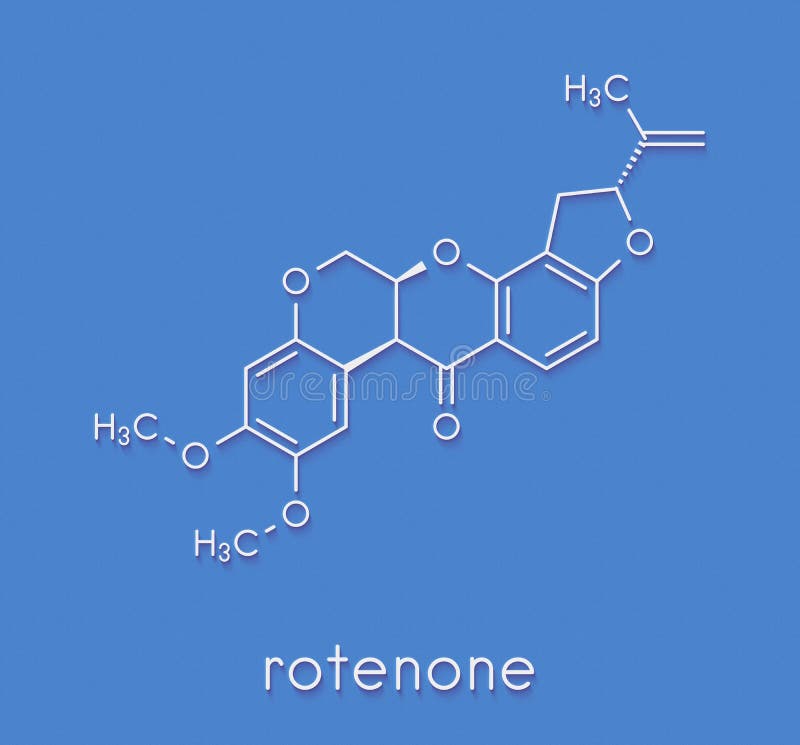 Rotenone Broad-spectrum Insecticide Molecule. Also Linked To ...