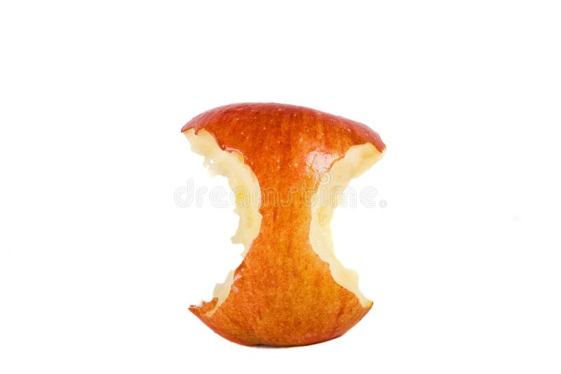 Roter Apfelkern stockfoto. Bild von bissen, nahaufnahme - 9102718