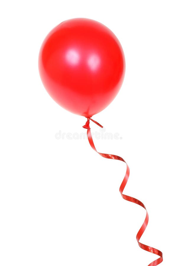 Roter Ballon stockbild. Bild von festlich, dekoration - 3957067