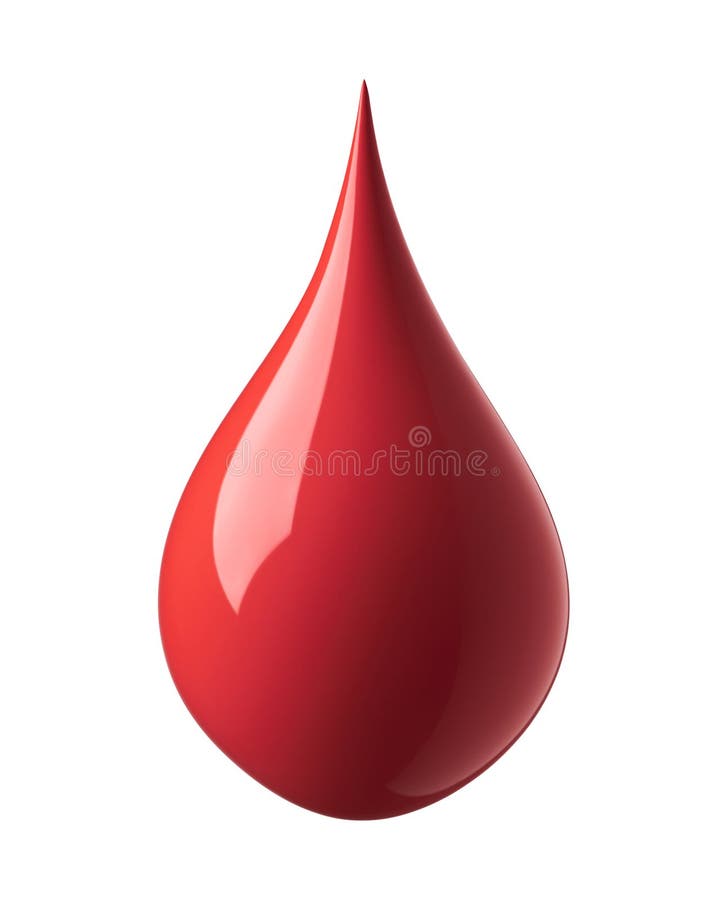 Roter Farbentropfen stockbild. Bild von flüssigkeit, fallen - 43191069