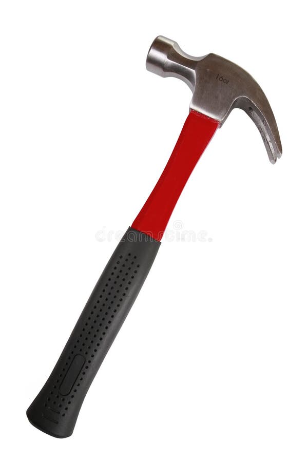 Roter Hammer stockbild. Bild von greifer, hammer, griff - 7847453