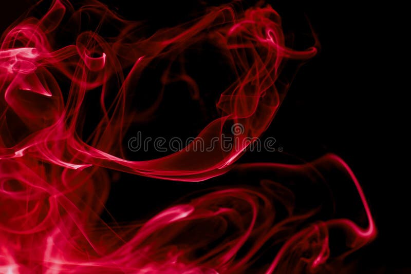 Roter Rauch stockbild. Bild von flamme, nebel, brennen - 53775441