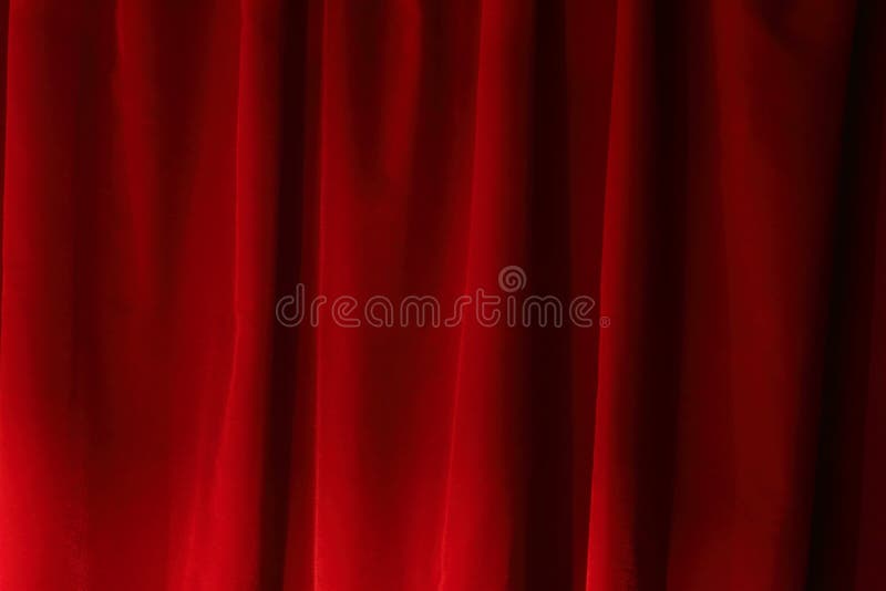 Roter Samt drapiert stockbild. Bild von drapiert, drapieren - 13401315