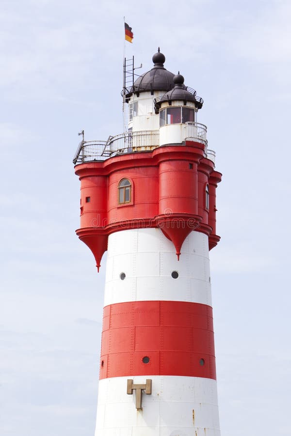 Roter Sand lighthouse stock image. Image of vintage, germany - 42975465