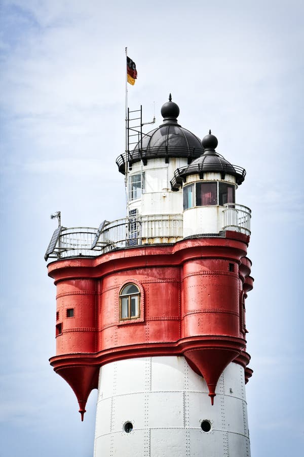 Roter Sand lighthouse stock image. Image of vintage, germany - 42975465