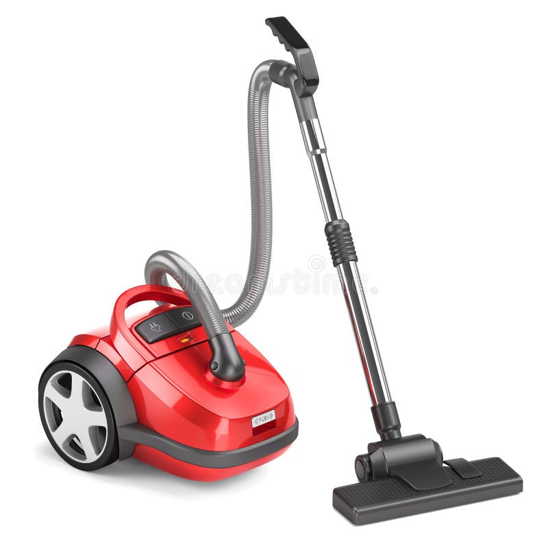 Roter Staubsauger stock abbildung. Illustration von vakuum - 61692333