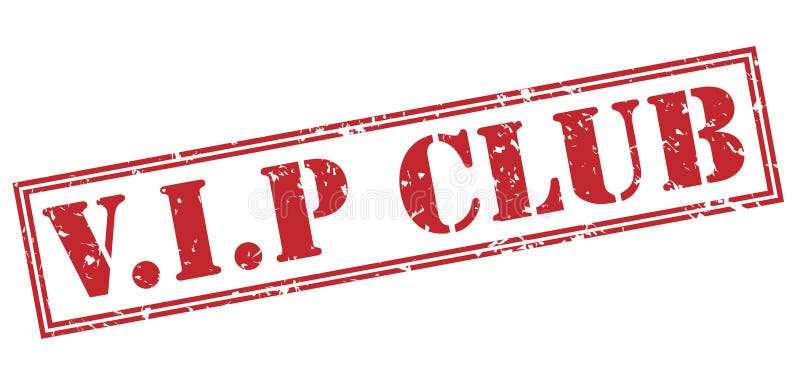 Roter Stempel Vip-Vereins stock abbildung. Illustration von fahne ...