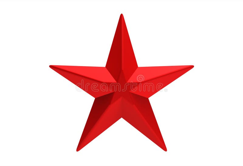 Roter Stern stock abbildung. Illustration von nachricht - 13021575