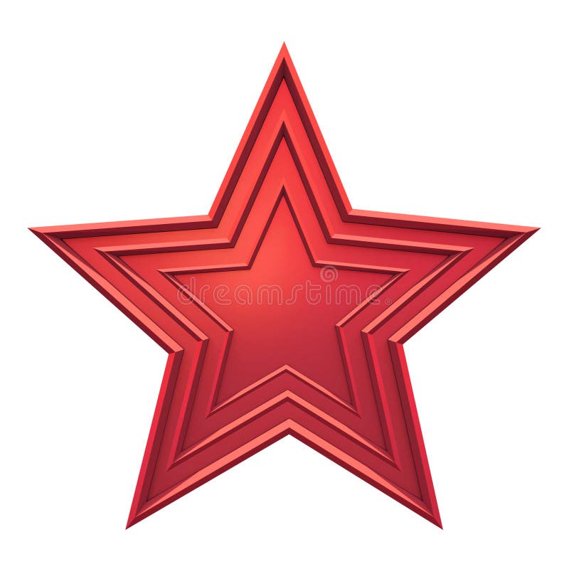 Roter Stern stock abbildung. Illustration von werben - 20254096