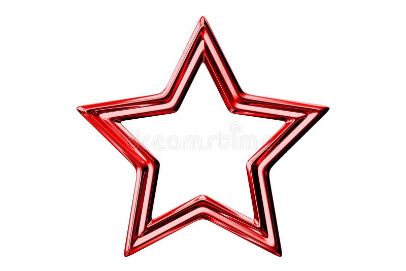 Roter Stern stock abbildung. Illustration von qualität - 31300558