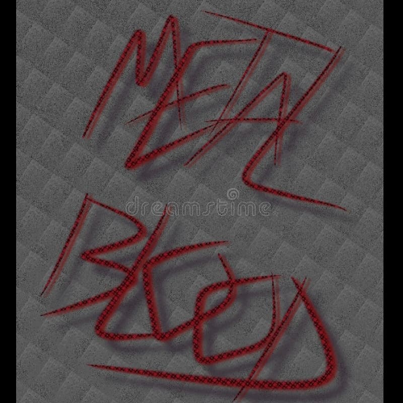 Roter Text Auf Dunkelgrauem Und Schwarzem Bild Stock Abbildung ...