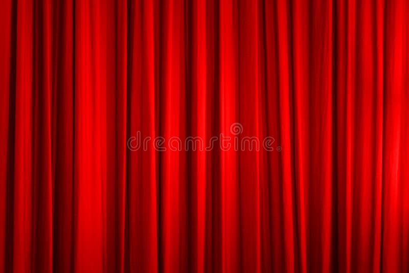 Roter Vorhang stockfoto. Bild von trennvorhang, fungieren - 61667278