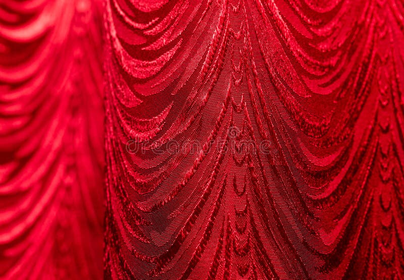 Roter Vorhang Als Abstrakter Hintergrund Stockfoto - Bild von theater ...