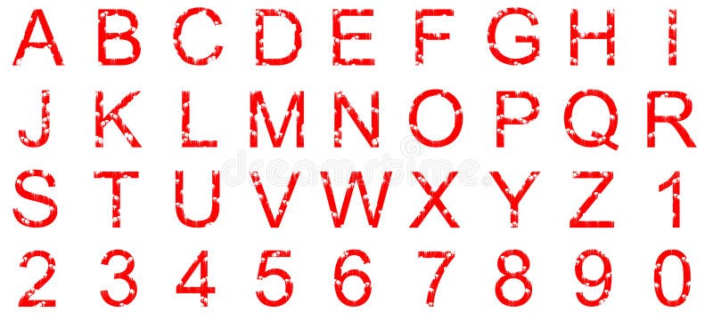 Alphanumerische Alphabet-Schrifttyp LED-Bildschirmanzeige Auf Schwarzem ...