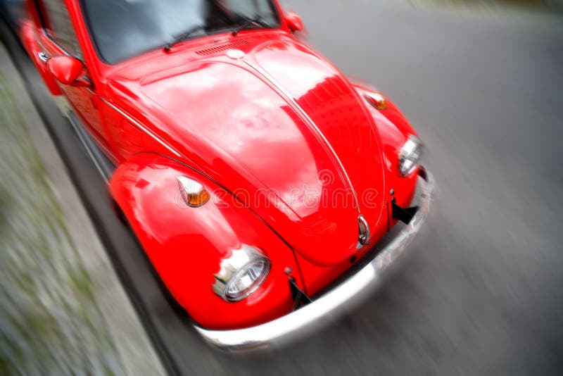 Rotes Auto stockbild. Bild von automobil, drehzahl, glänzend - 2862195