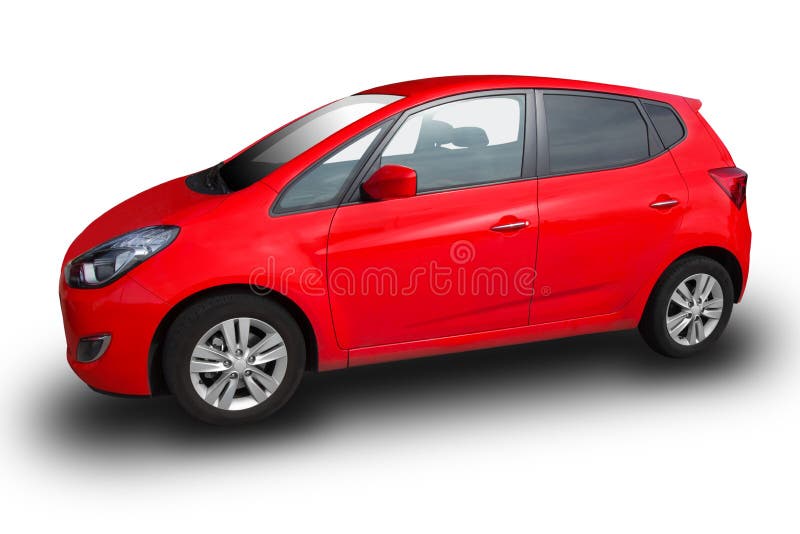 Kleines rotes Auto stockbild. Bild von auto, verkehr, automobil - 5212529