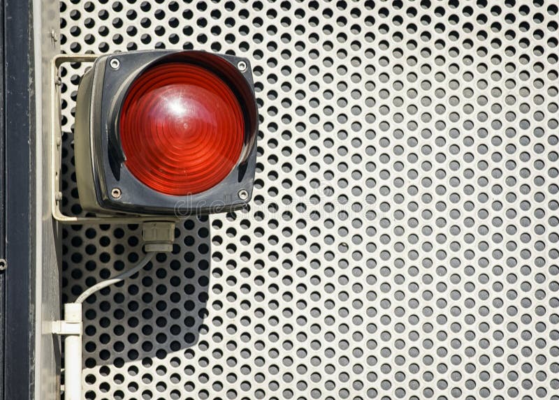 Rotes Licht stockbild. Bild von garage, zeichen, stopplicht - 35237103