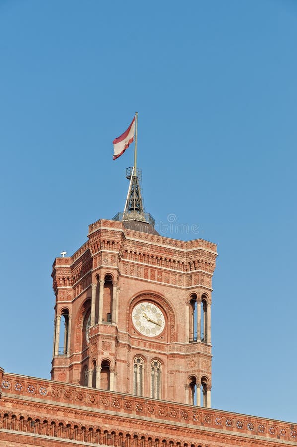 The Rotes Rathaus at Berlin, Germany Stock Image - Image of seat ...