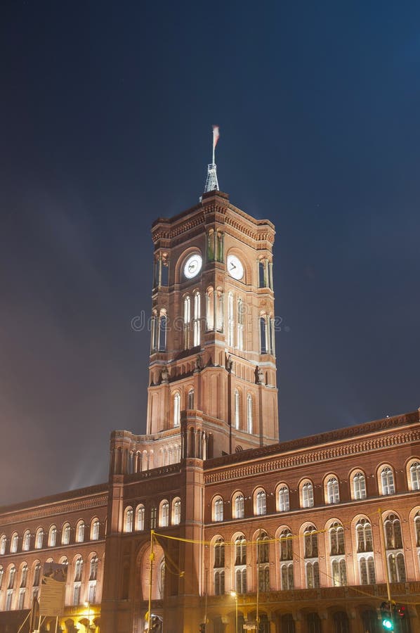 The Rotes Rathaus at Berlin, Germany Stock Image - Image of seat ...