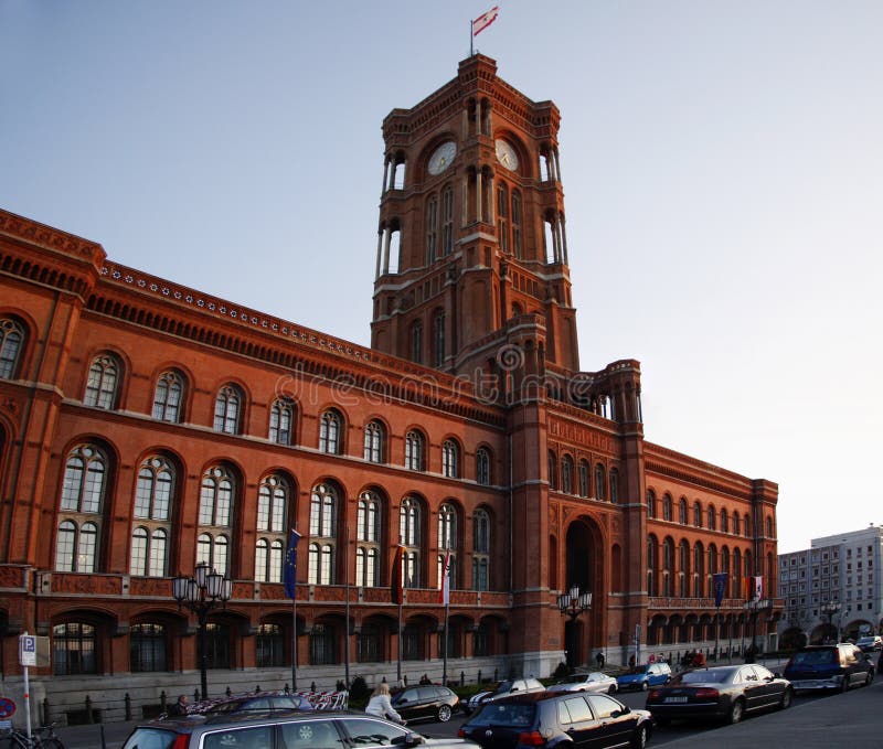 Rotes Rathaus Berlin editorial photography. Image of rote - 52468402