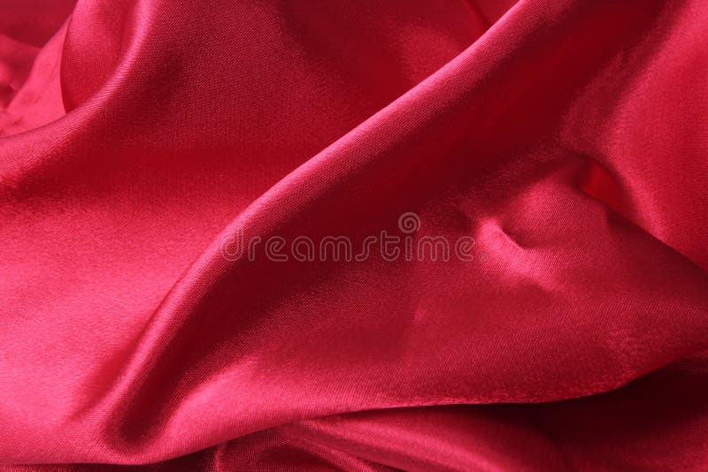 Rotes Satin-Tuch stockbild. Bild von liebe, luxuriös - 18597929