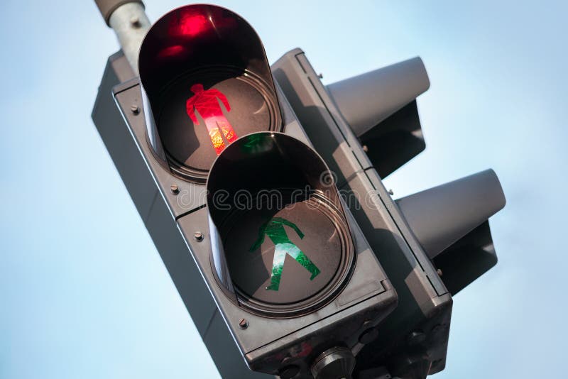 Rotes Signallicht stockbild. Bild von obacht, nahaufnahme - 29833917