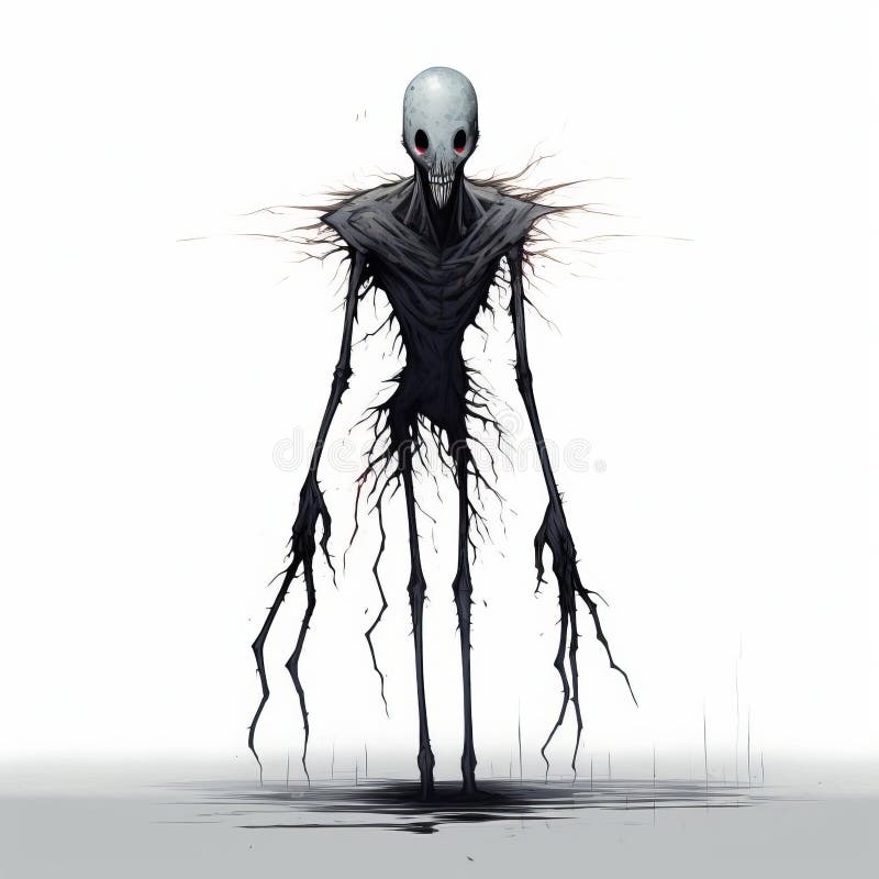 Minimal Rotfiend Full Body Isolated on White Background Image Stock ...