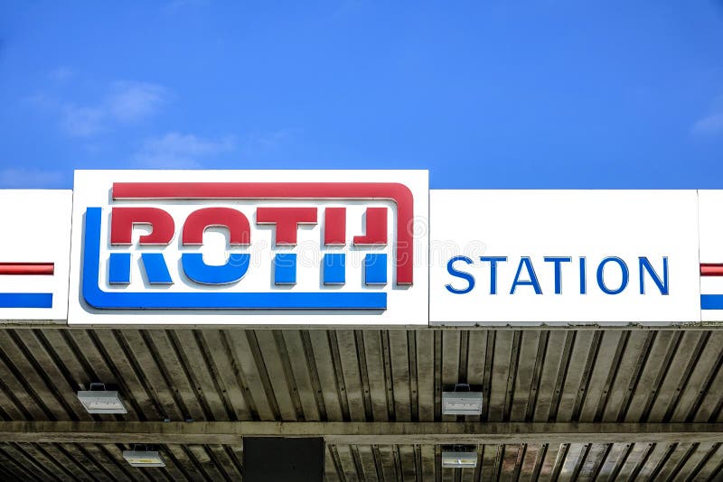 ROTH Station Logo foto de archivo editorial. Imagen de marca - 118109293