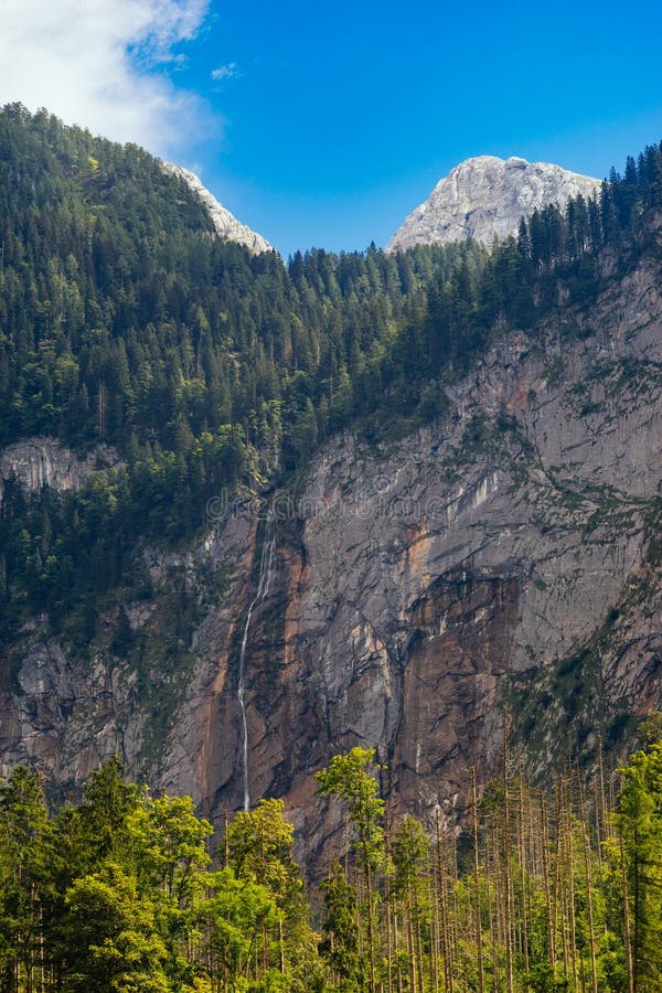 Rothbach is the Highest Waterfall in Germany Stock Photo - Image of ...
