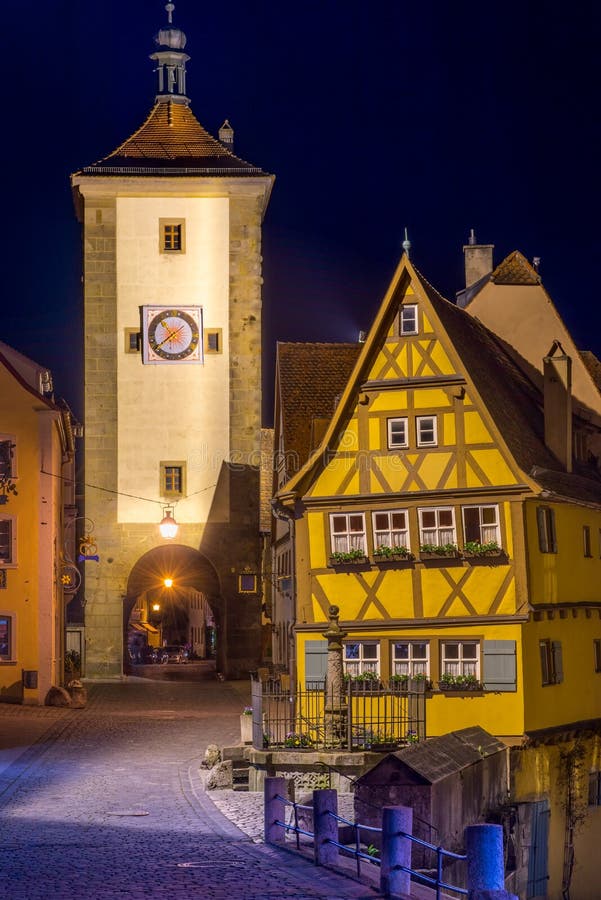 German Traditional Architecture Half-timbered Houses in Historical ...