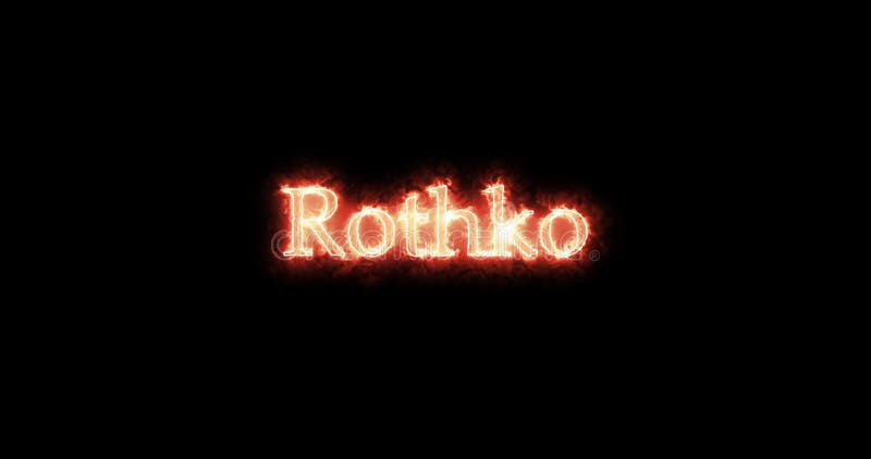 Rothko Written with Fire. Loop Stock Footage - Video of canvas ...