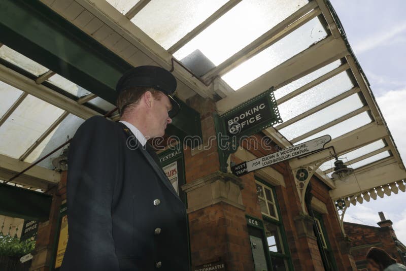 Station Master on the Platform Editorial Stock Photo - Image of adult ...
