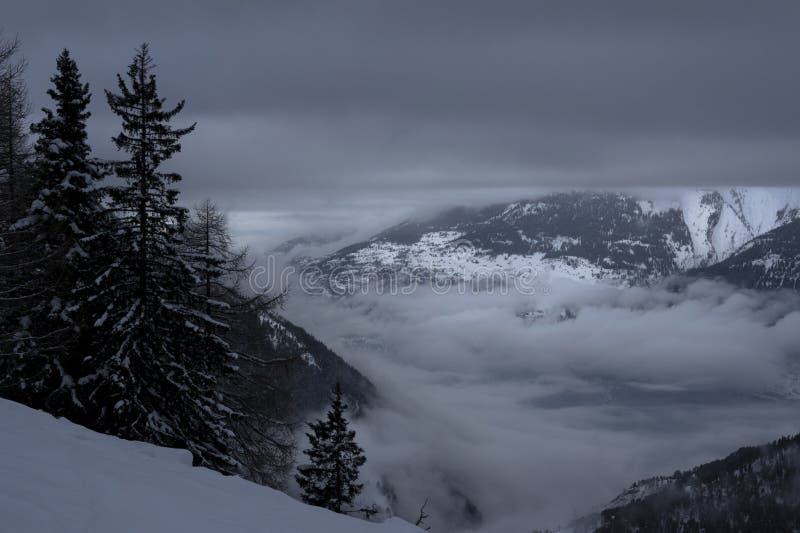 Rothwald stock image. Image of storm, mountain, swiss - 54398195