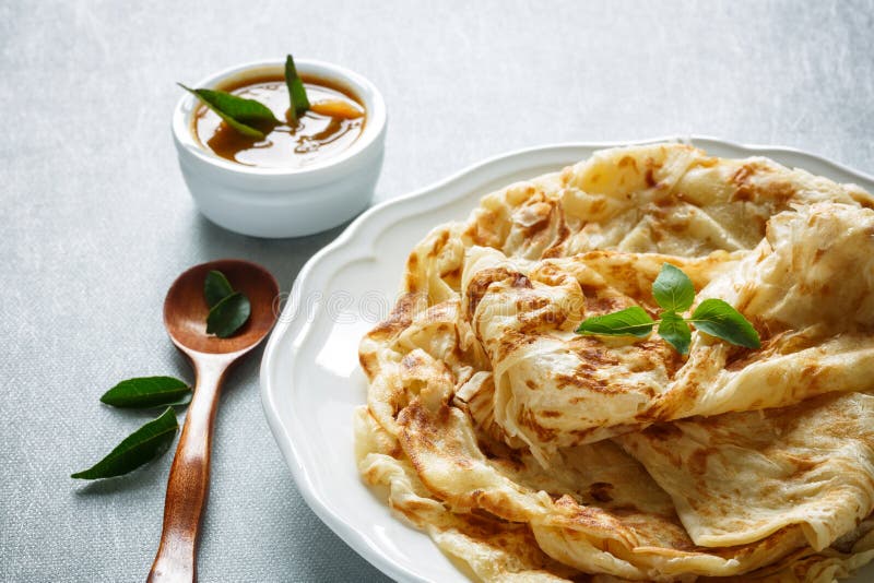 Roti Canai stock image. Image of exotic, fresh, flat - 53410741