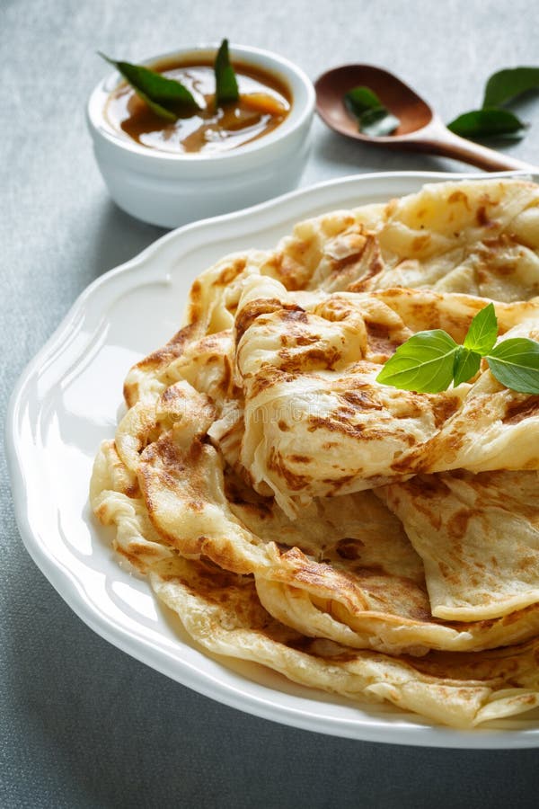 Roti Canai stock photo. Image of eastern, beans, flat - 53410894